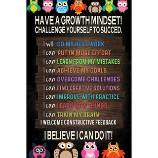 Have a Groth Mindset Poster For Teacher Classroom Posters Classroom ...