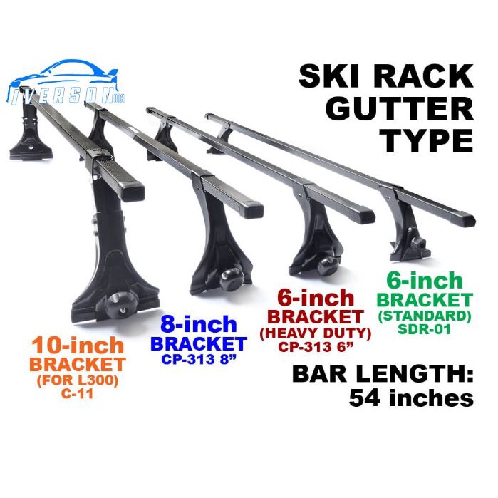 Ski Rack Gutter Type Crossbar | Shopee Philippines