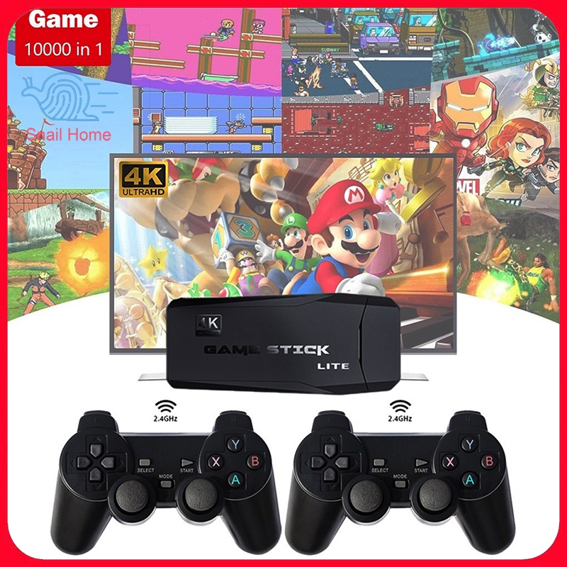 10000+ Games Retro Classic TV Game Console Console Wireless Controller ...