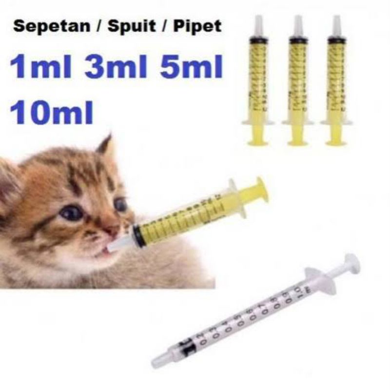 Sepetan 1ml 3ml 5ml 10ml 20ml 50ml 50cc Cat Dog Injection Spet Pipette ...