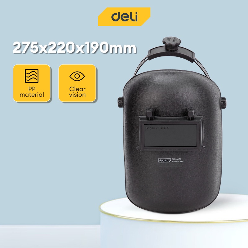 Deli Tools LCD Screen Resist Sparks Welding Helmet Welding Mask Welding ...