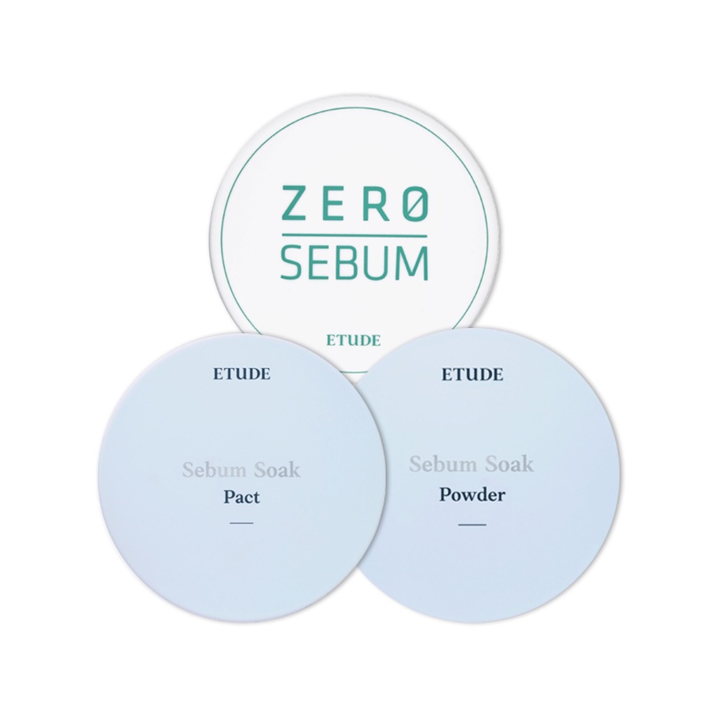 etude house zero sebum powder 4g sebum soak powder 5g pact 9.5g ...