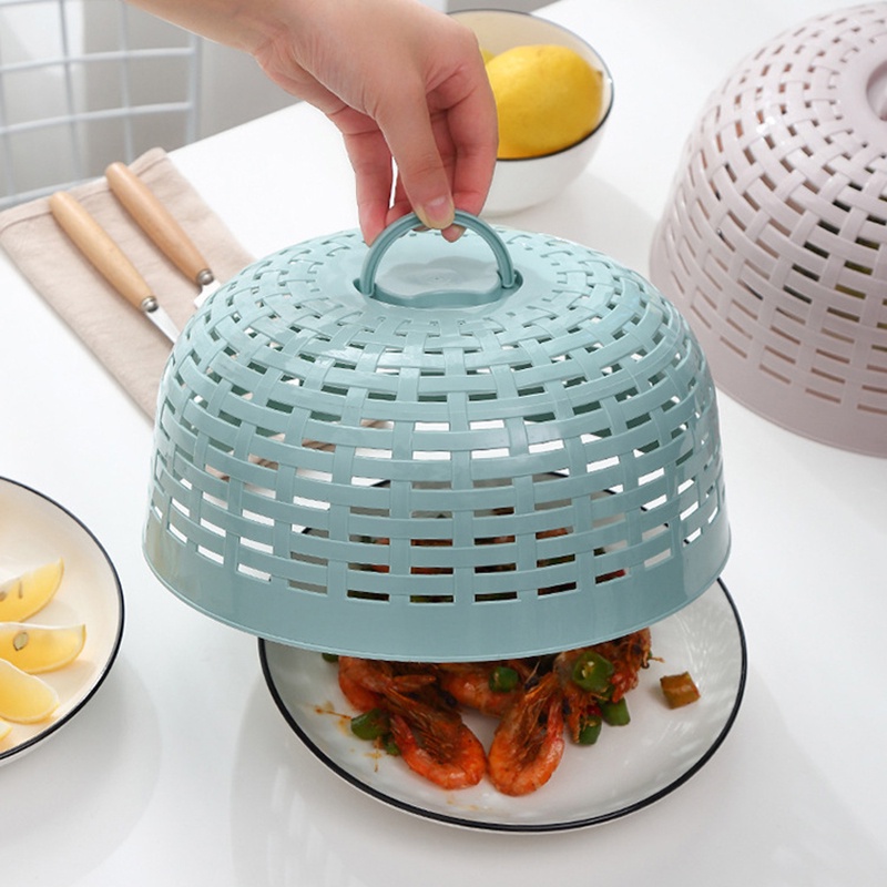 Kitchen Table Food Cover Dining Table Food Plastic Mesh Dish Covers ...