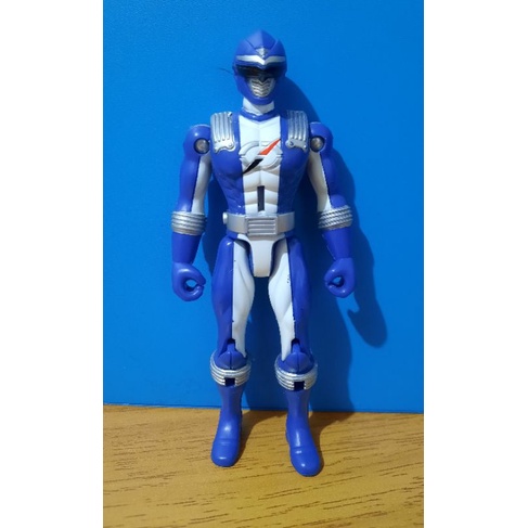 Bandai 2005 Power Rangers Operation Overdrive Blue Ranger Action Figure ...