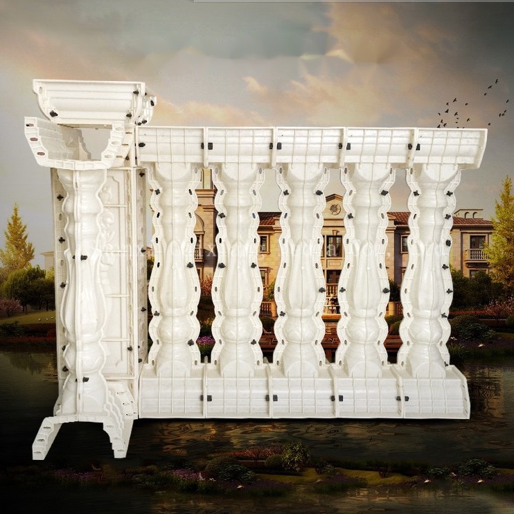qHpT Roman Mould European Style Villa Fence Balcony Fence Vase Handrail ...