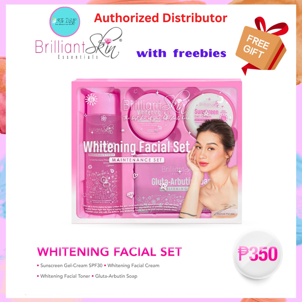 COD BRILLIANT Whitening Facial Set (New Packaging) | Shopee Philippines