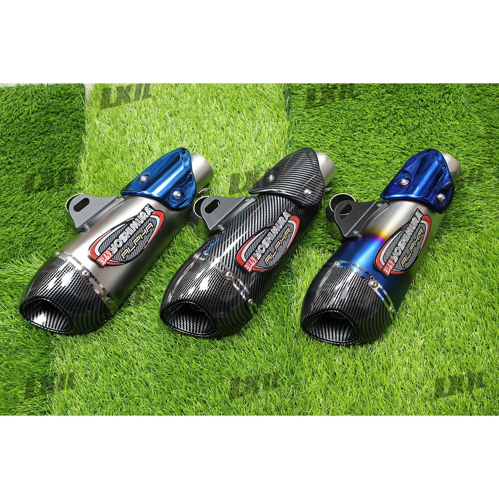 High Quality 38-51mm inlet R77 Yoshimura Alpha Whale Universal Motorcycle Exhaust Muffler Pipe ...