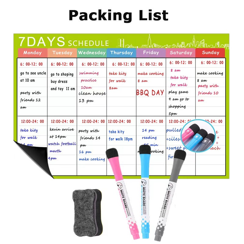 A3 Erasable Planner Magnetic Calendar Message Board | Shopee Philippines