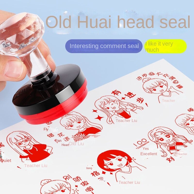 Teacher Comment Seal Approval Homework Cartoon Avatar Customization ...