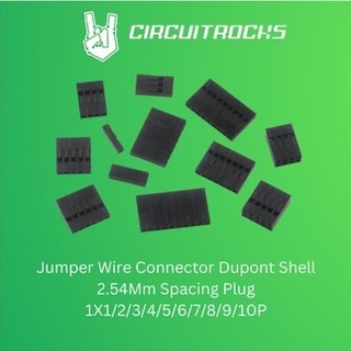 Circuitrocks Jumper Wire Connector Dupont Shell 2.54Mm Spacing Plug 1X1 ...