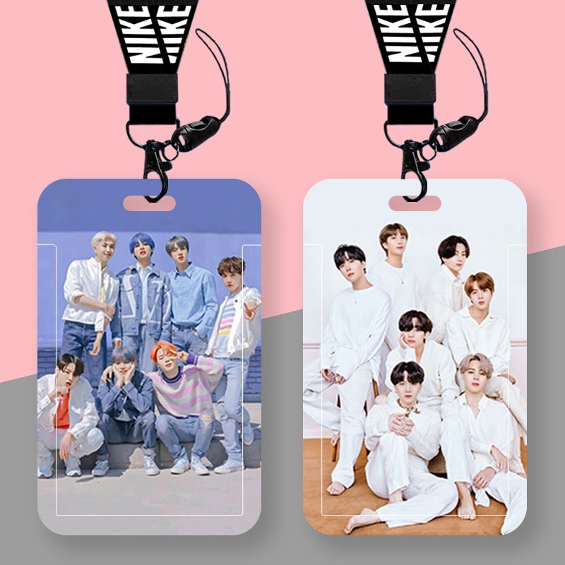 K-Pop BTS Student School ID Card Employee ID Card Holder Bank Credit ...