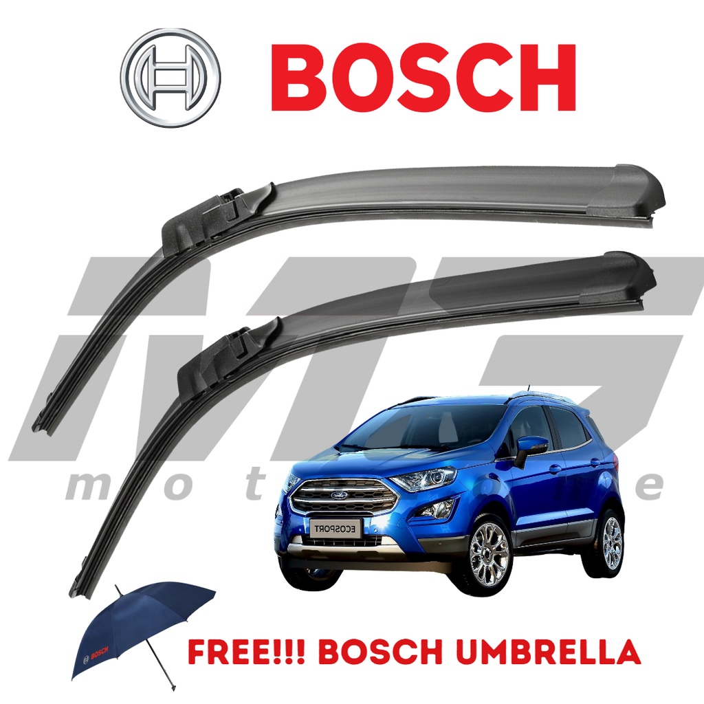 BOSCH Aerotwin Wiper Blade Set Ford Ecosport( "22 / 16 ) 317S 2016 - 2018with free umbrella ...
