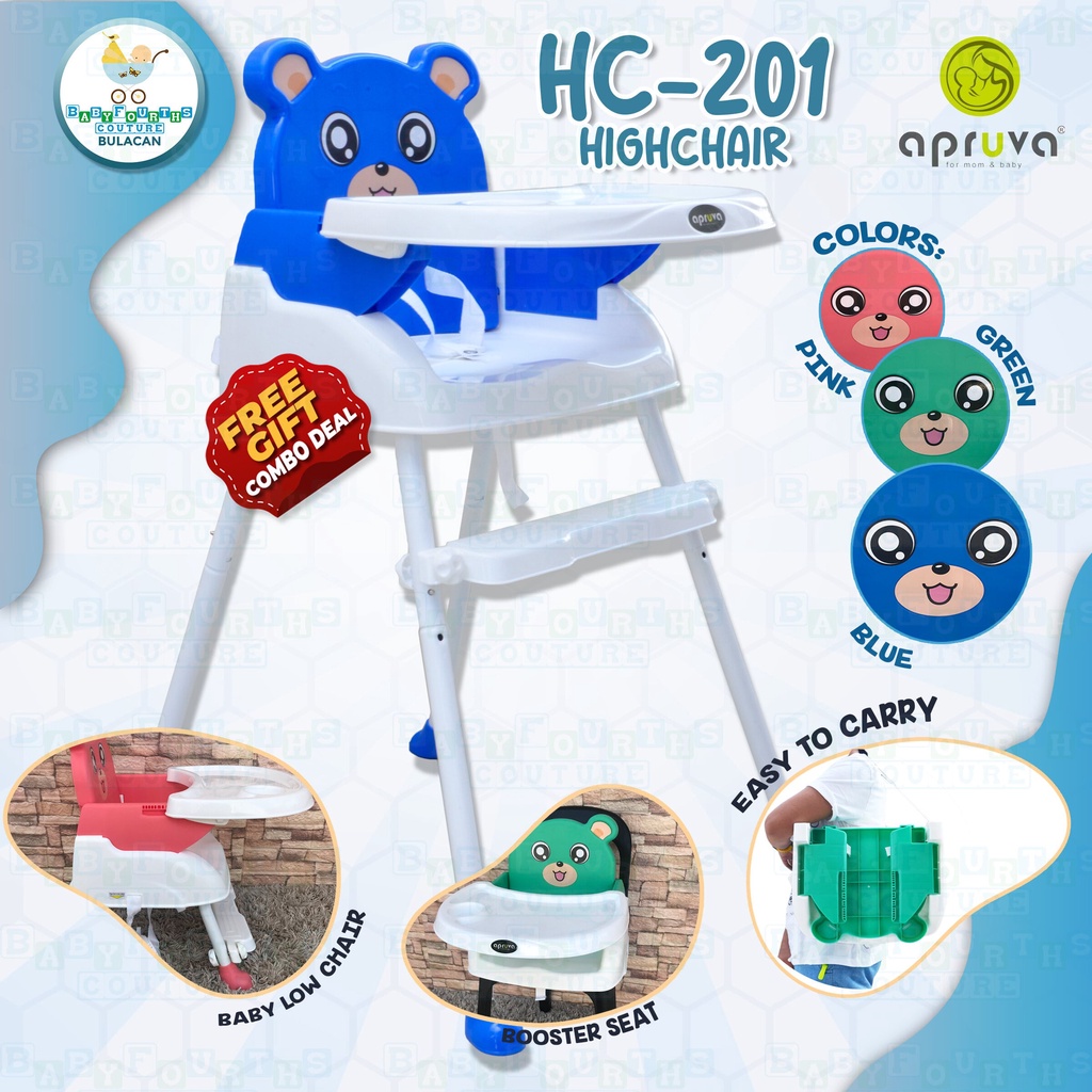 COD Apruva HC-201 4 in 1 High Chair for Baby | Shopee Philippines