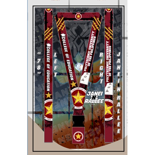 PUP Polytechnic University of the Philippines | ID Lace Lanyards with ...
