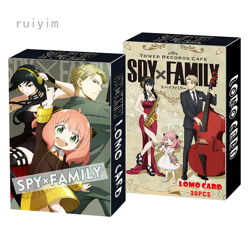 SPY X FAMILY Lomo Card 30pcs Anime Manga Photocard Photocards Anya Loid ...