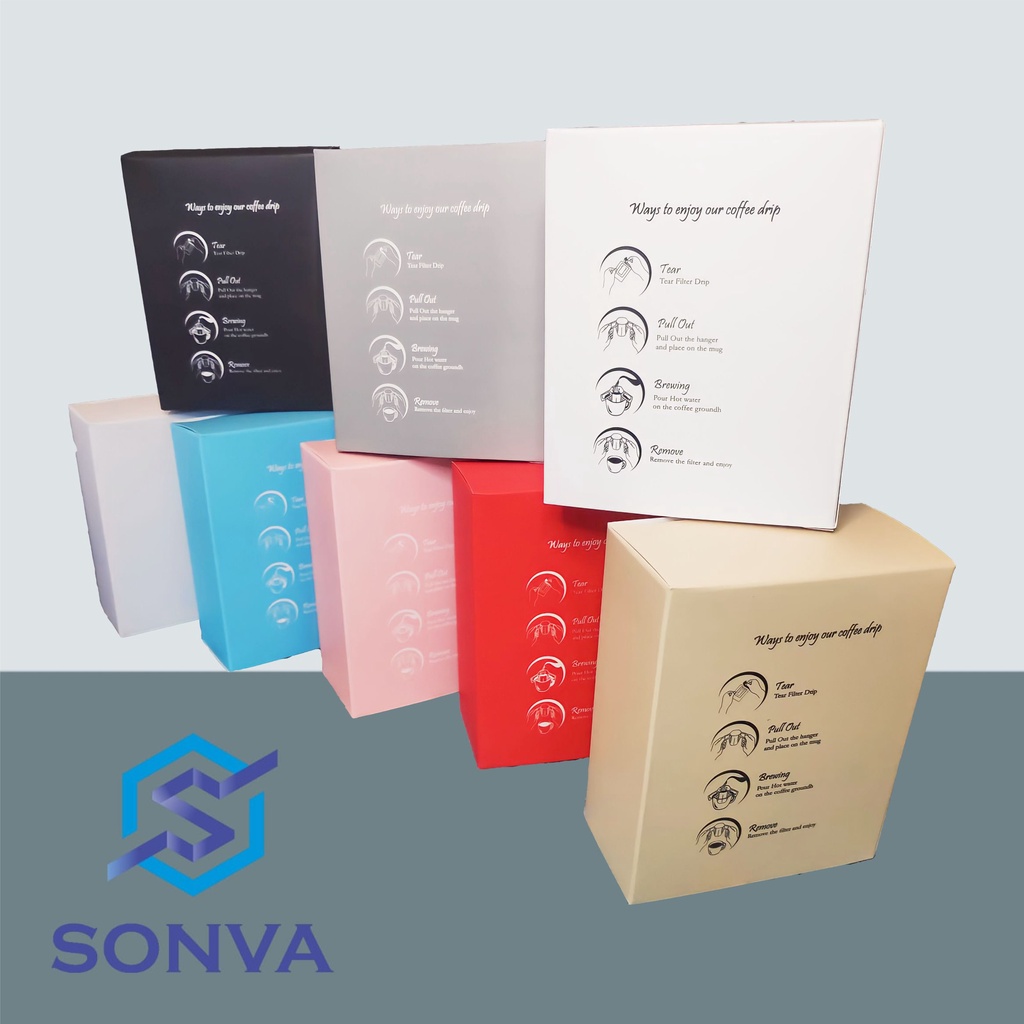 Drip COFFEE BOX Packaging | Color BOX | Box BOX DRIP COFFEE | Coffee ...