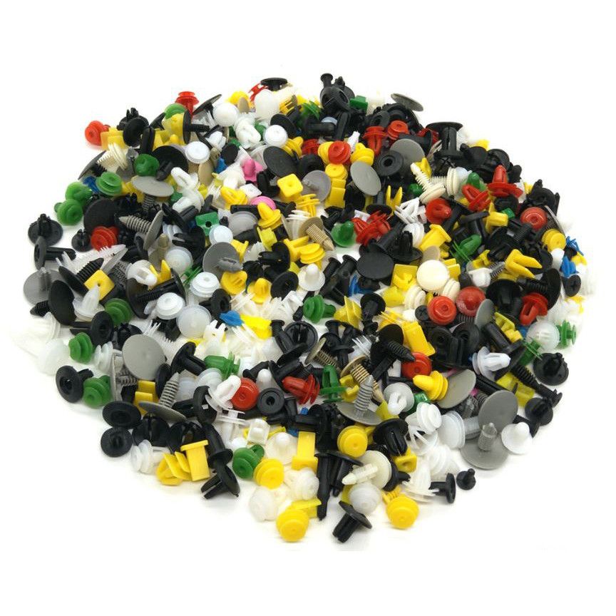 MERAH HIJAU Car Rivet Bumper Bolt Clips 200 pcs 160 pcs Bumper Guard ...