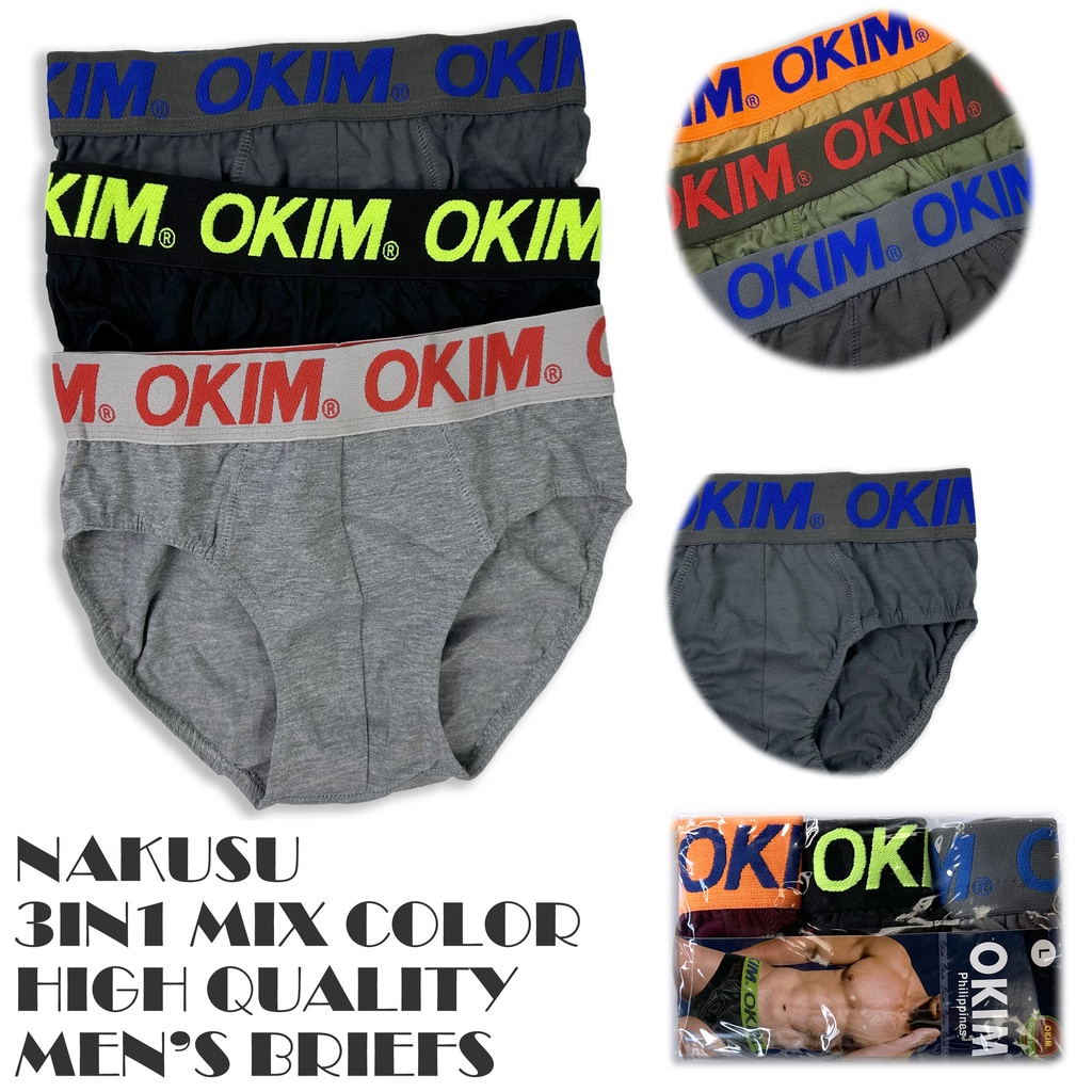 Nakusu 3In1 Classic-a Men's Okim Underwear High Quality Cotton Spandex ...