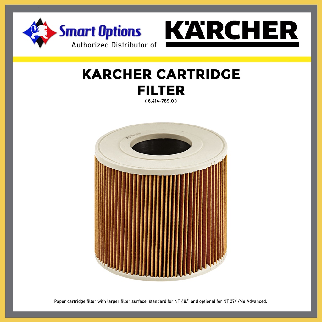 KARCHER FILTER CARTRIDGE FOR NT 48/1 AND NT 27/1 | Shopee Philippines