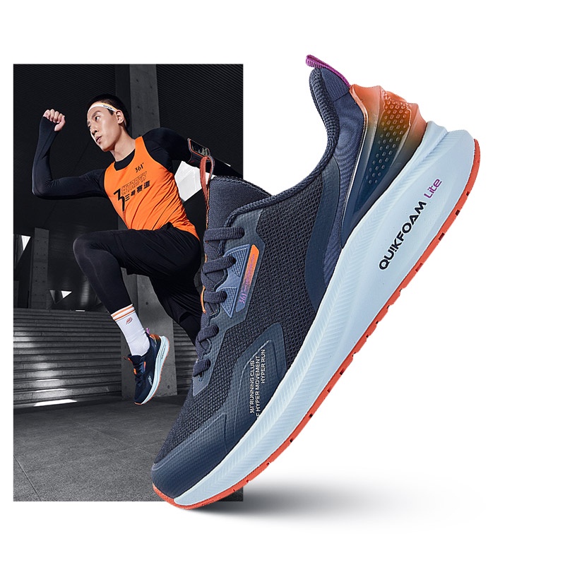 361 Degrees Windblock Men Running Sports Shoes Casual Shock Absorbing ...