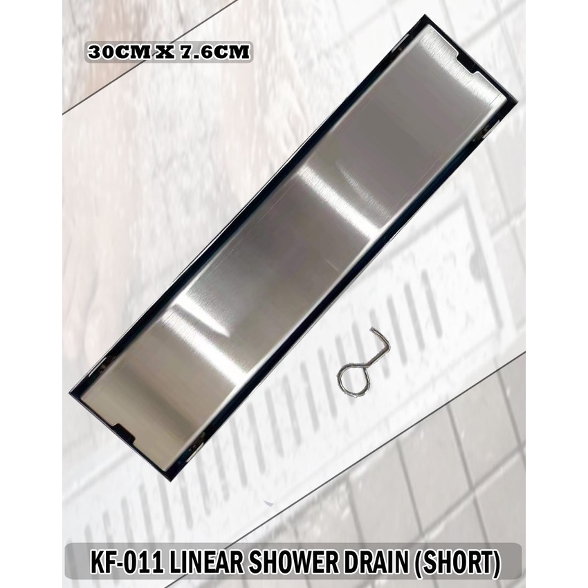drains 304 Stainless Steel 30/60cm Tile Insert Rectangular Linear Anti ...