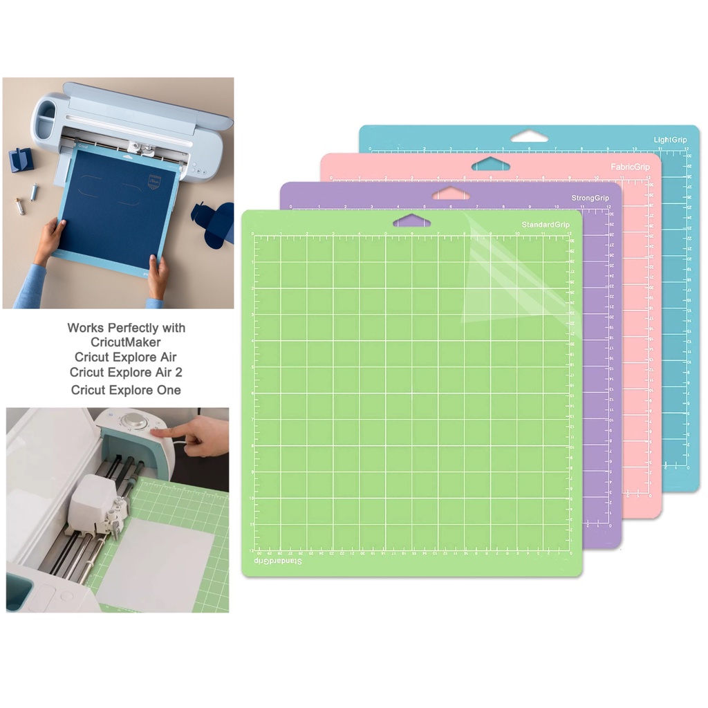 *12 x 12" Replacement Cutting Mats for Cricut Explore One/Air/Air 2 ...
