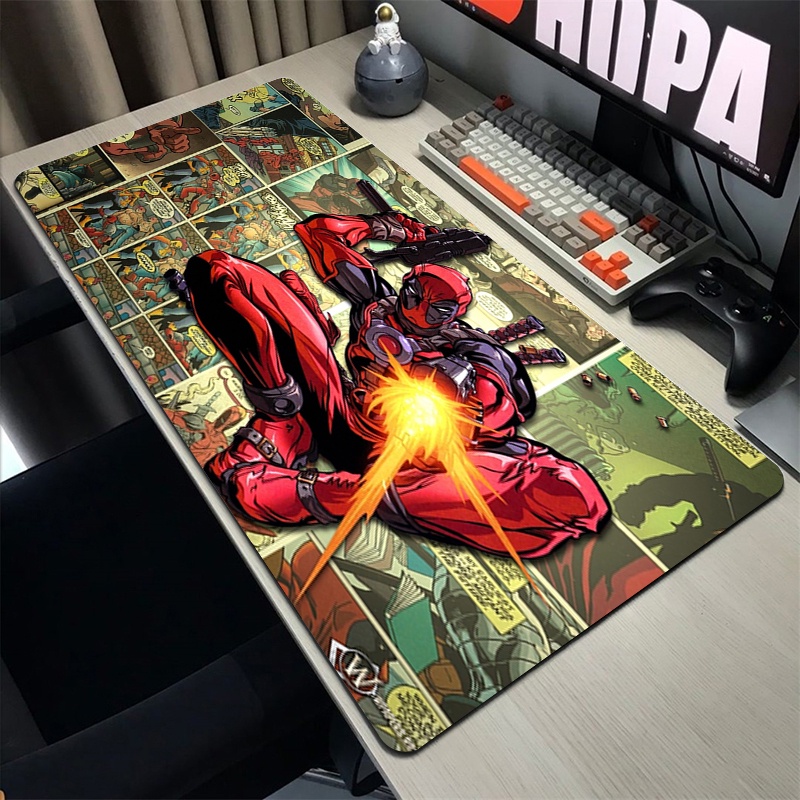 Deadpool Mousepad Anime Mouse Pad Xxl Cartoon Pc Gamer Accessories Desk ...