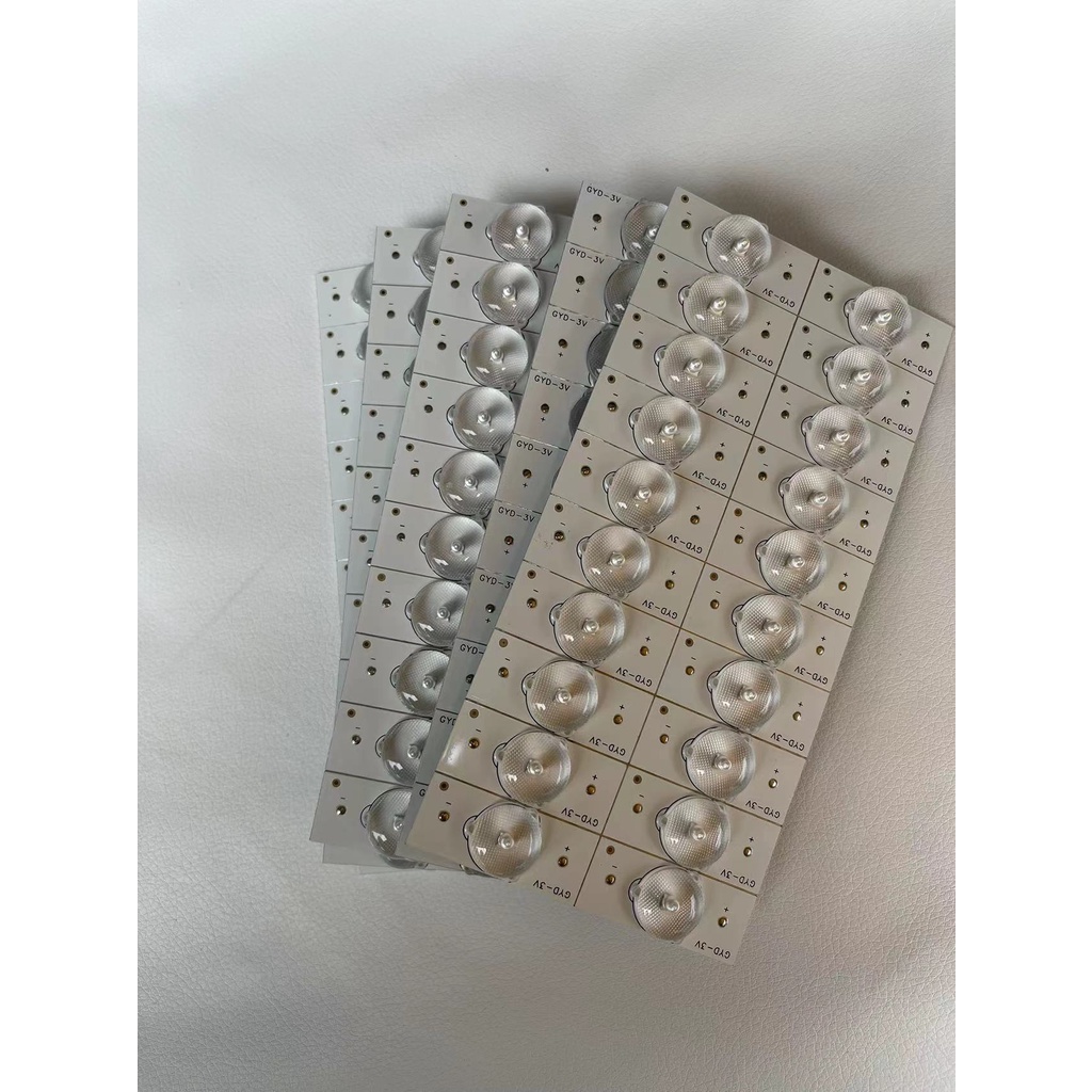 100pcs/bag aluminum substrate 3V/6V LED concave-convex mirror universal ...