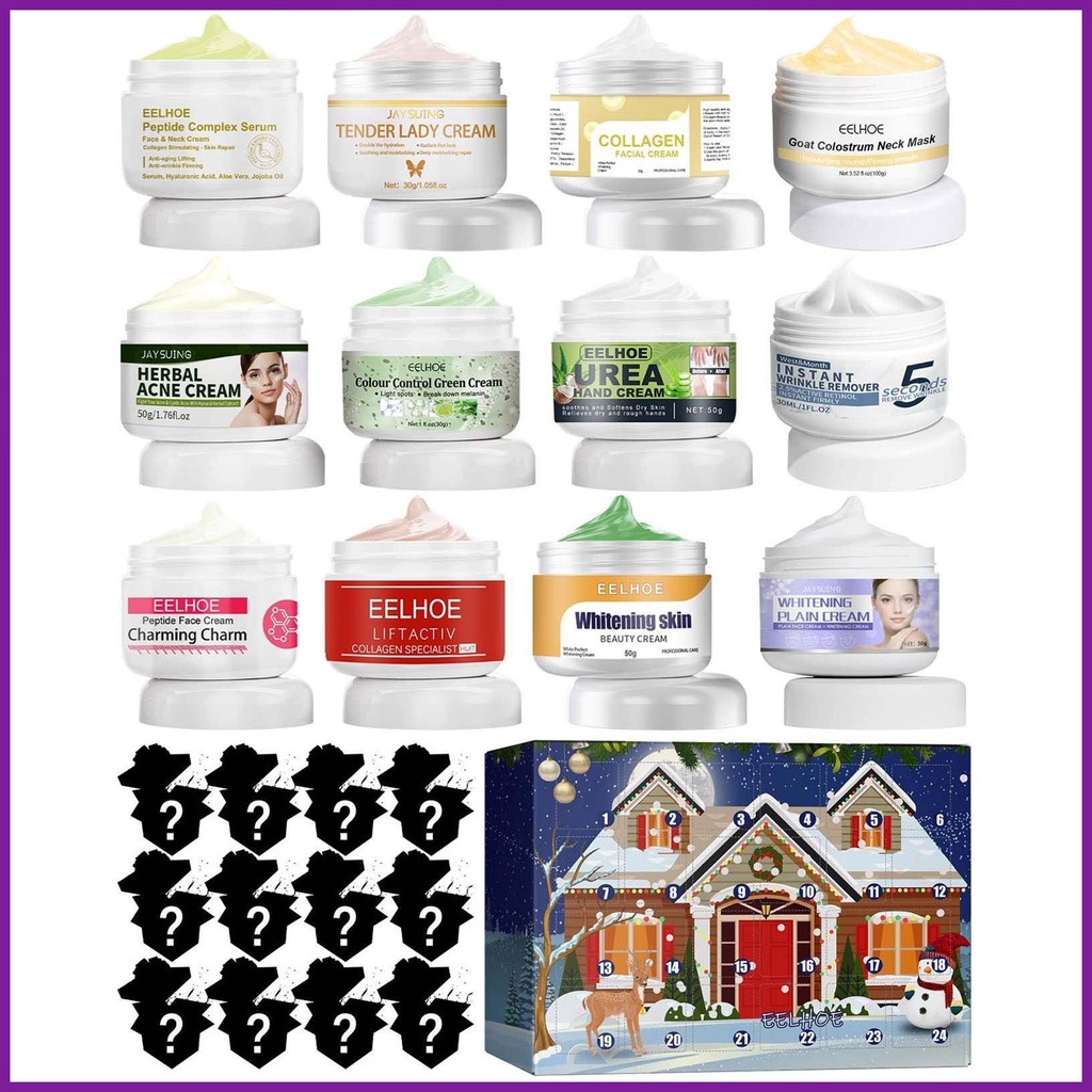 Christmas Face Cream Countdown Calendar Christmas Advent Calendar ...