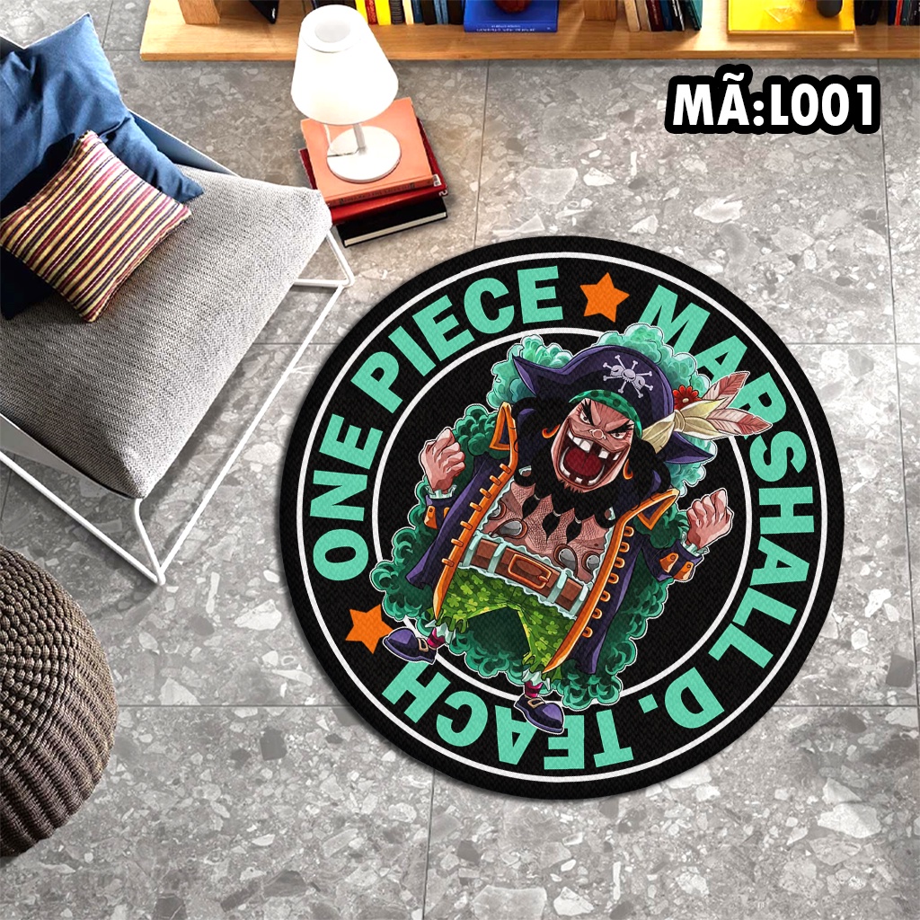 Decorative Carpet Anime Manga One Piece Blackbeard Decor Study Work ...
