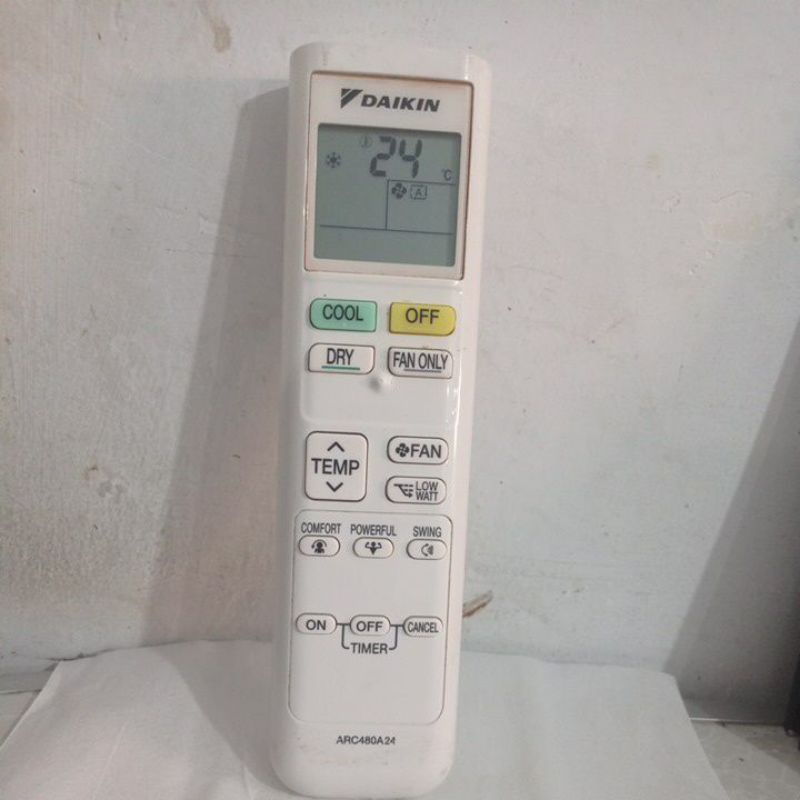 Daikin INVERTER ARC480A24 AC Remote ORIGINAL ORIGINAL | Shopee Philippines