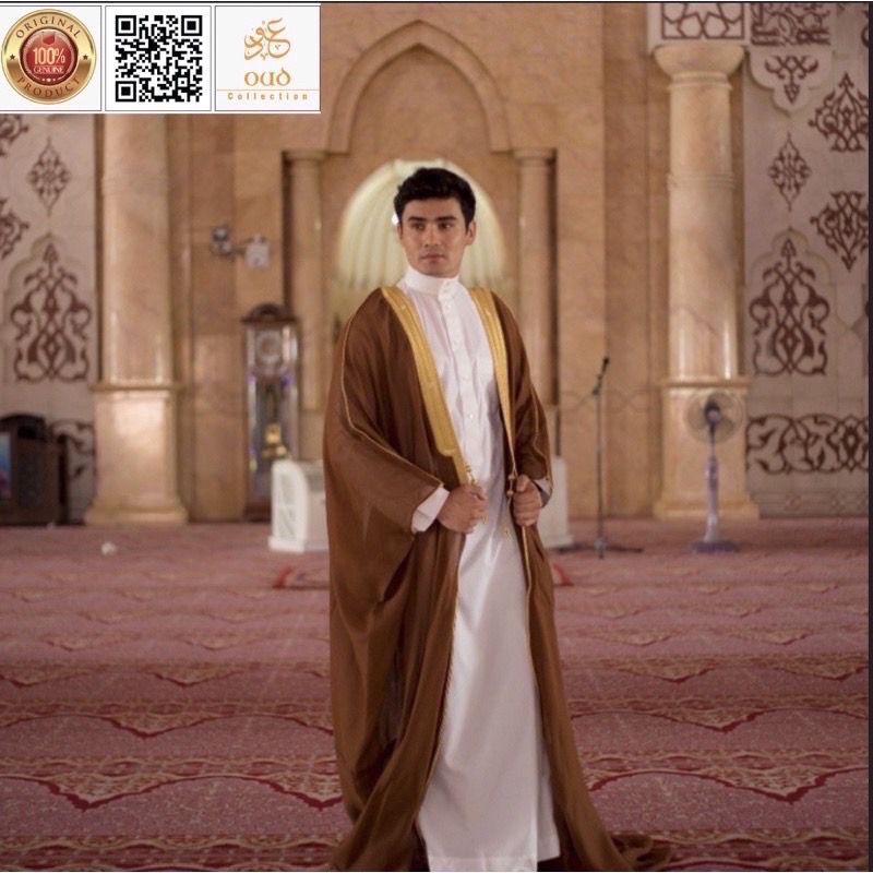 BISHT/BESHT COKLET COLOUR IMAM MASJID AL HARAM 100% COTTON (S/S ...