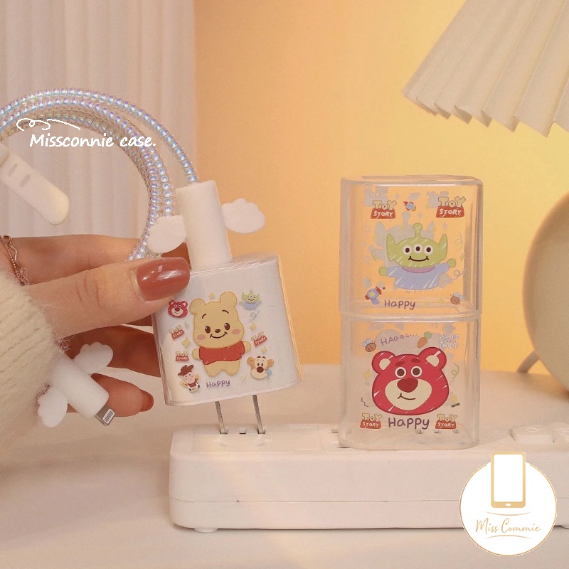 5 in 1 Cartoon Shin-chan Chibi Maruko Cute Winnie Charger Plug Cover ...