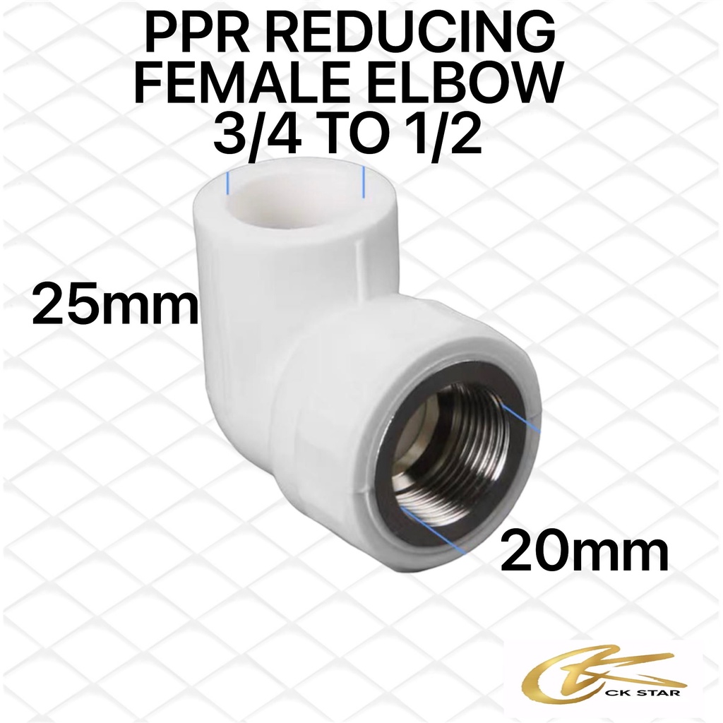 PPR FITTINGS MALE FEMALE ELBOW , MALE FEMALE COUPLING , MALE FEMALE TEE ...