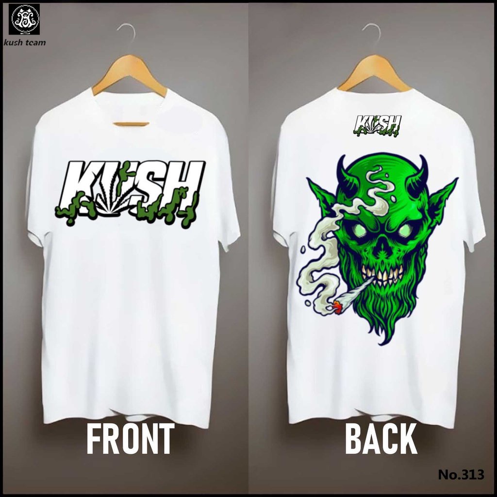 KUSH TEAM Original T-Shirt Devil's Smoke | Shopee Philippines