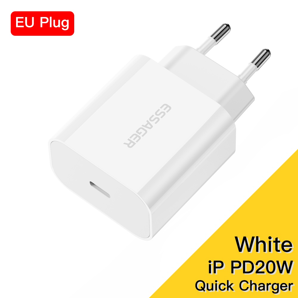 Essager 20w ip fast charger PD charging head and cable set suitable for ...