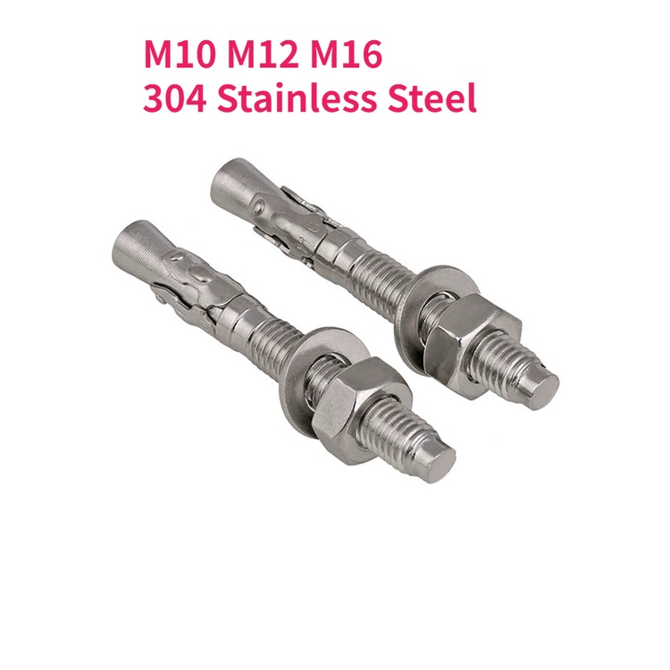 1pcs M10 M12 M16 304 Stainless Steel Expansion Screw Car Repair Gecko Expansion Bolt | Shopee ...