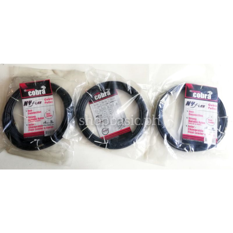 COBRA Fish Tape - Nylon Single Strand Cable Puller | Shopee Philippines