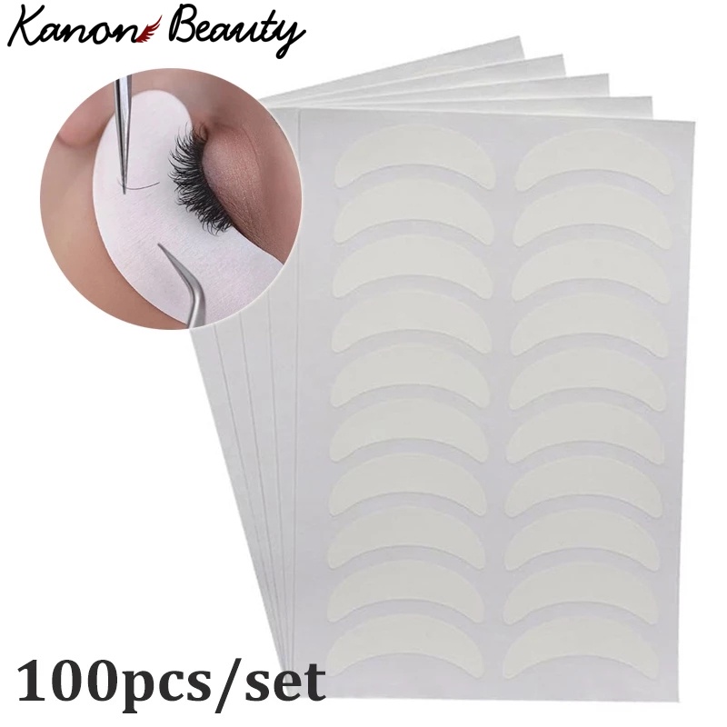 100p/set New Paper Patches Eyelash Under Eye Pads Lash Grafting Eyelash ...