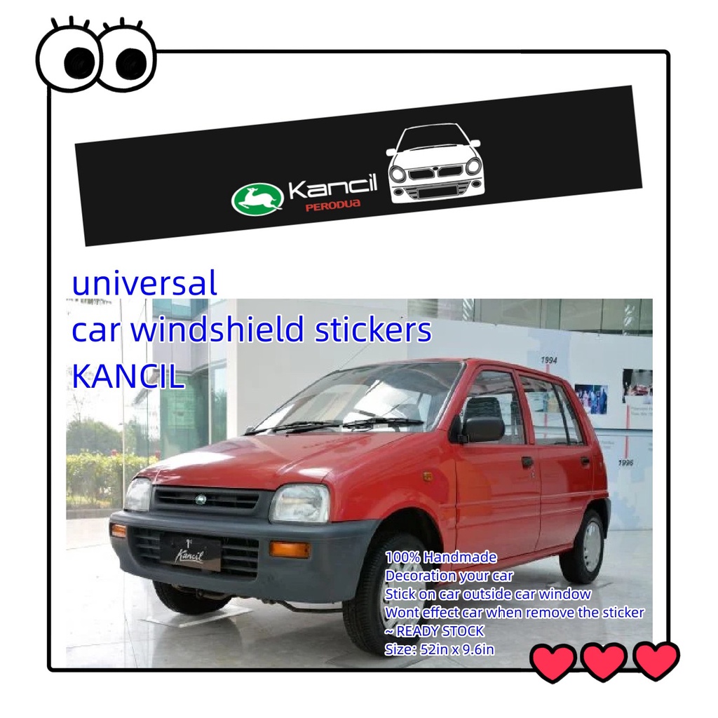universal car windshield stickers PERODUA KANCIL 52'' | Shopee Philippines