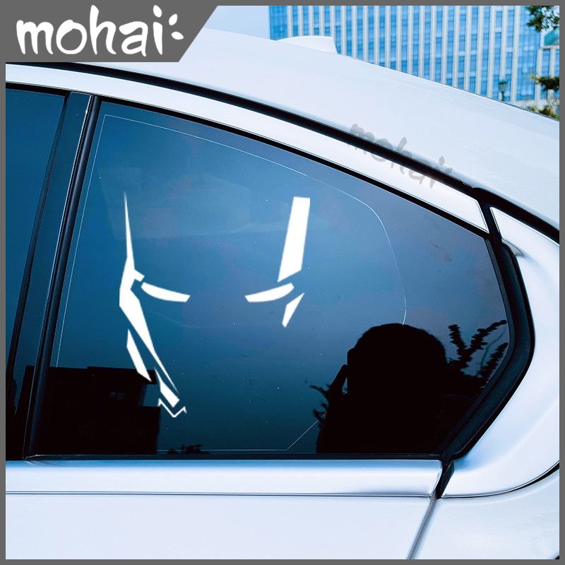 Iron Man Auto Sticker Motorcycle Reflective Sticker Fashion Windshield ...