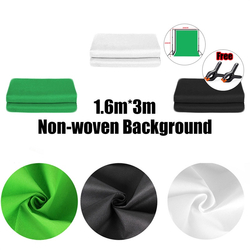 3M Non-Woven Background With Clip Photography Stand Studio Backdrop ...