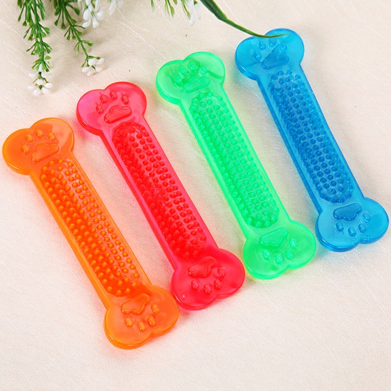 12pcs 14-18cm 3 size Pet Dog Chew Toy Pet TPR Toy Dog Teether Molar ...