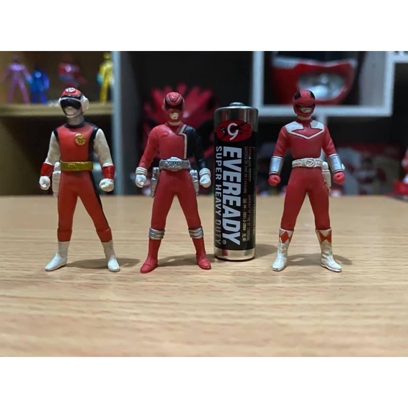 Power Rangers Super Sentai Red Ranger Set - 2 inches | Shopee Philippines