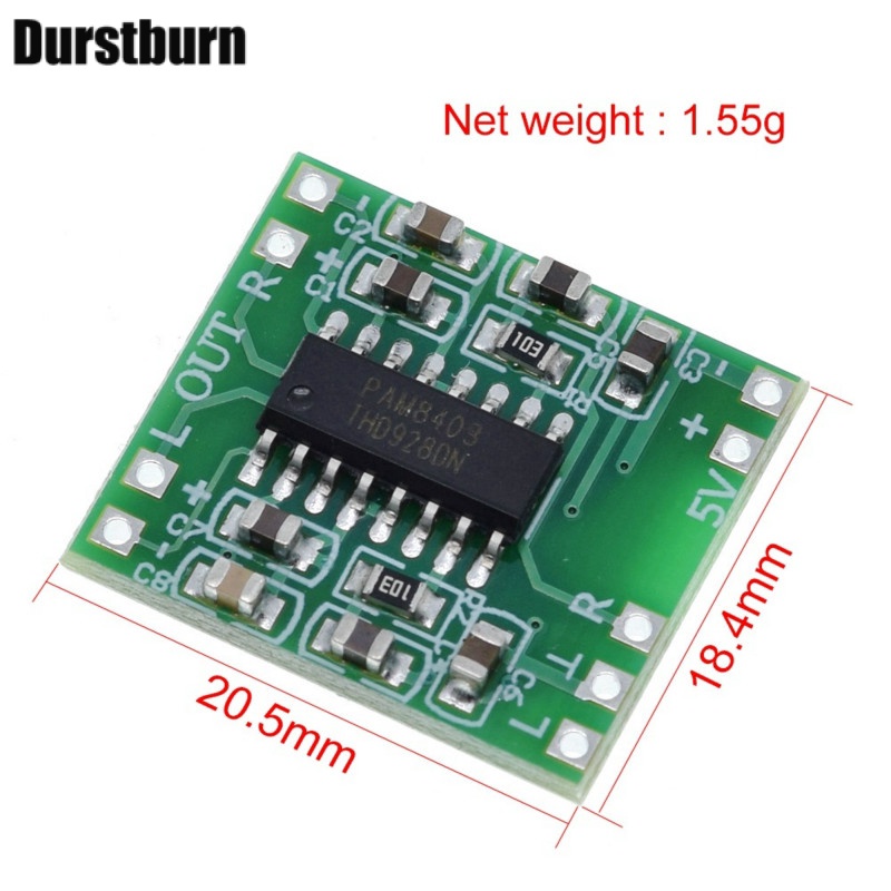 5PCS PAM8403 module Super mini digital amplifier board 2 *3W Class digital amplifier board ...