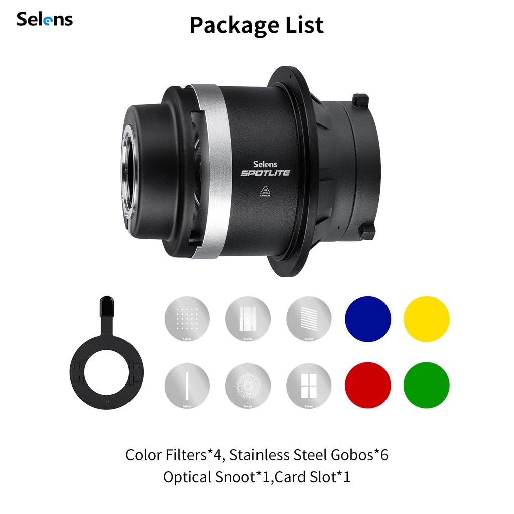 Selens Focalize Conical Snoot Kit Bowens Mount for Flash Speedlite ...