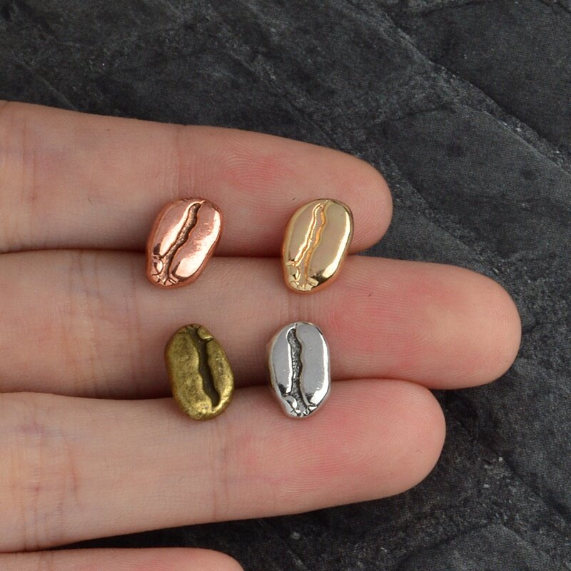 Creative Mini Coffee Bean Enamel Pins Badge Cute Bean Lapel Metal ...