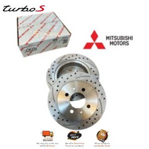 MITSUBISHI JAPAN DISC ROTOR SLOTTED & DRILLED - PROTON WIRA 1.6 / 1.8 ...