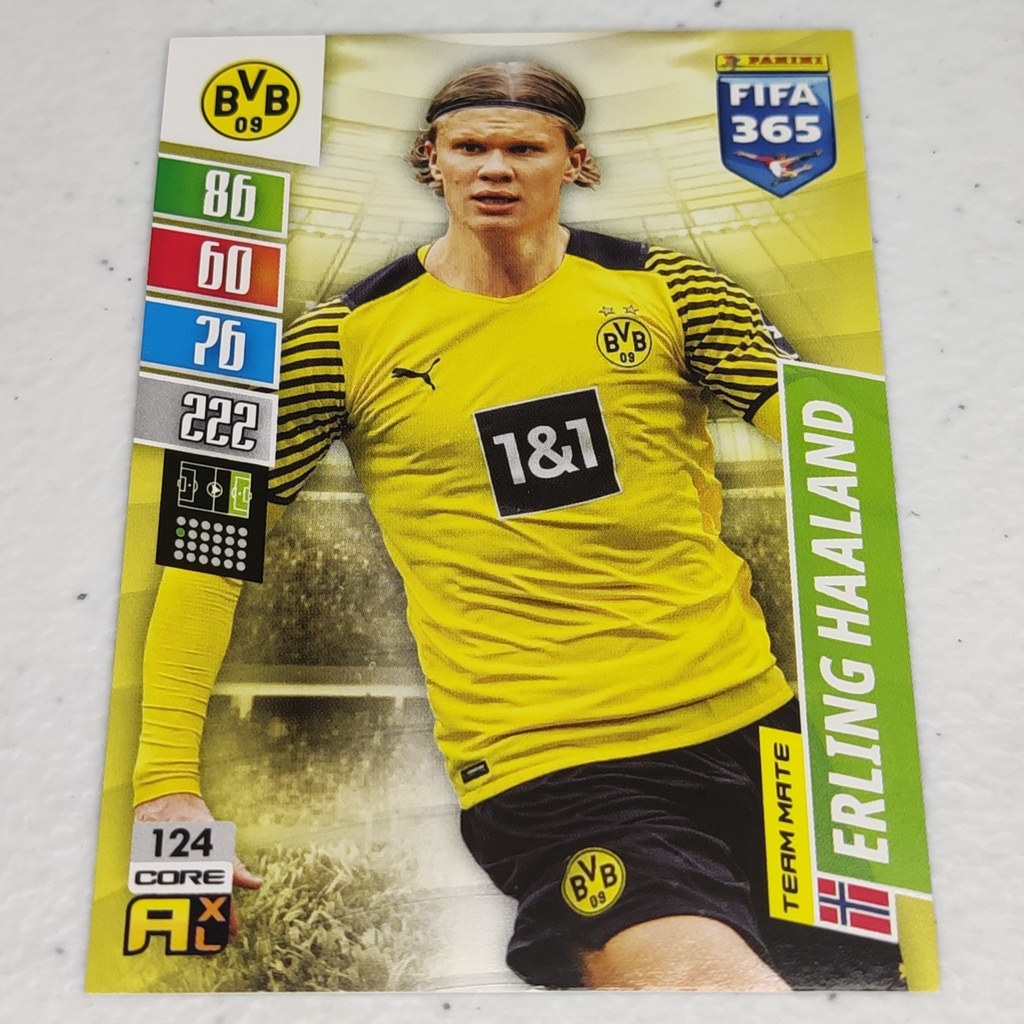 Erling Haaland Panini Adrenalyn XL FIFA 365 2022 Soccer Football Card ...