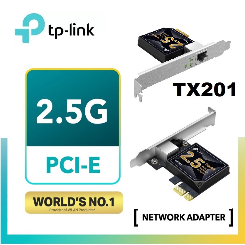 TP-LINK TX201 2.5 Gigabit PCIe Network Adapter (2.5G Internet Access ...